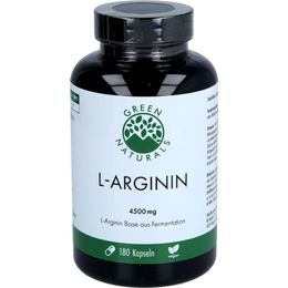 Heilpflanzenwohl GmbH Green Naturals L-Arginin Base 4500 mg vegan Kaps. 180 St
