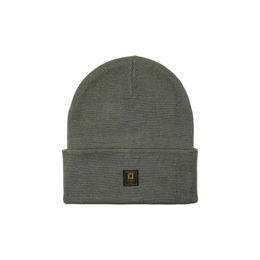 Only & Sons Only & Sons Herren ONLY & SONS Beanie &raquo;ONSISAAC FLAT KNIT LOGO BEANIE NOOS&laquo; grau