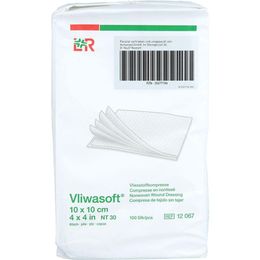Avitamed Vliwasoft Vlieskompressen unsteril 10x10 cm 6l. 100 St