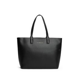 Tommy Hilfiger Damen Tragetasche &raquo;TH LOGOTAPE TOTE&laquo;, Damen Henkeltasche, Schultertasche mit doppeltem Tragegriff schwarz