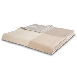 Biederlack Wolldecke &raquo;Wolldecke Merino&laquo; mit 100% Merinowolle beige Wolle