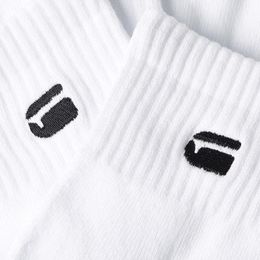 G-Star Raw G-Star Herren G-STAR Kurzsocken &raquo;WICK, 3 PACK ANKLE SPORTS SOCKS&laquo; Packung, 3 Paar tlg. mit Logostickerei 40-43