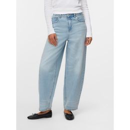 V&eacute;ro Moda Vero Moda Damen Mom-Jeans &raquo;VMBILLIE HR BARREL ANK JEANS LI3146 NOOS&laquo; 28, L&auml;nge 34
