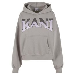 Karl Kani Damen Kapuzensweatshirt &raquo; KK Woven Signature Glitter Os Hoodie&laquo; XXS