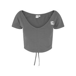 Karl Kani Damen T-Shirt &raquo; Damen KW241-041-3 OG Gathering Crop Tee&laquo; 1 Stk. L
