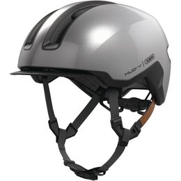 Abus Fahrradhelm &raquo;HUD-Y&laquo; silber Fahrradhelm