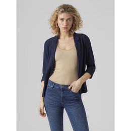 V&eacute;ro Moda Vero Moda Damen &raquo;VMJESMILO 3/4 LOOSE BLAZER WVN NOOS&laquo; mit Leinen blau L