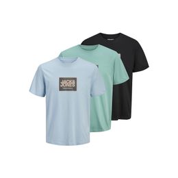 Jack & Jones PlusSize Jack & Jones Plussize Herren Jack & Jones PlusSize T-Shirt &raquo;JJRAIN TEE SS CREW NECK 3PK MP PLS&laquo; Packung, 3 tlg. 6XL