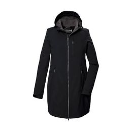 Killtec Damen Softshellparka &raquo;KOS 370 WMN SFTSHLL PRK&laquo; Winddichter Damen Softshell Parka, wasserabweisend, atmungsaktiv schwarz 38
