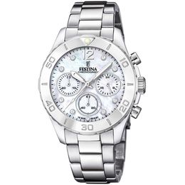 Festina Edelstahl Chronograph Damenuhr 39mm | Gr.: onesize