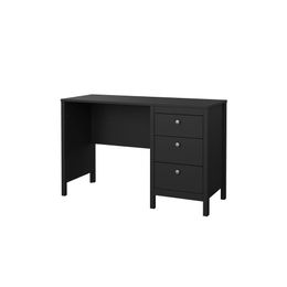 ebuy24 Schreibtisch Madrid Schwarz 121 x 48 cm | Gr.: onesize