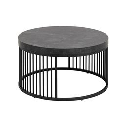 ebuy24 Couchtisch Strington Schwarz 65 x 65 cm | Gr.: onesize