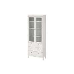 ebuy24 Vitrinenschrank Madrid Wei&szlig; 78 x 33 cm | Gr.: onesize