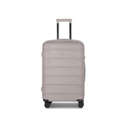 d&n D&N South Dakota 4 Rollen Trolley M 66 cm mit Dehnfalte in champagner | Gr.: onesize
