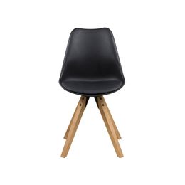 ebuy24 Esszimmerstuhl Dima Schwarz 2er Set | Gr.: onesize
