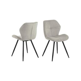 ebuy24 Esszimmerstuhl Petri Beige 2er Set | Gr.: onesize