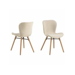 ebuy24 Esszimmerstuhl BatildaA1 Beige 2er Set | Gr.: onesize