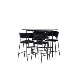 ebuy24 Barm&ouml;belset Rax 3 (5-teilig) Schwarz 60 x 120 cm | Gr.: onesize