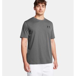Under Armour Damen T-Shirt &raquo;UA M SPORTSTYLE LC SS&laquo; Kurzarm, f&uuml;r sportliche Aktivit&auml;ten und Freizeit, Rundhalsausschnitt grau S