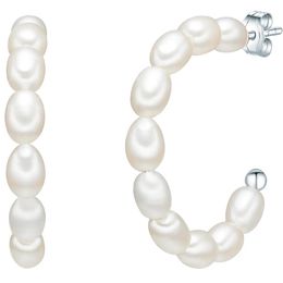 Valero Pearls Ohrringe - Sterling Silber Perlen-Ohrstecker S&uuml;&szlig;wasser-Zuchtp - Gr. unisize - in Wei&szlig; - f&uuml;r Damen