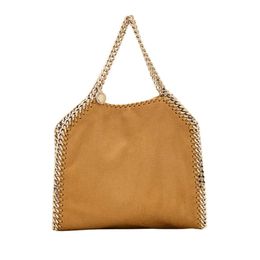 Stella McCartney Shopper & Totes - Gold Shaggy Texture Mini Tote Bag - Gr. unisize - in Braun - f&uuml;r Damen