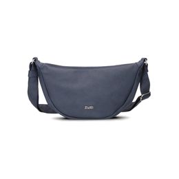 Zwei Mademoiselle.M Umh&auml;ngetasche 32 cm in nubuk blue | Gr.: onesize
