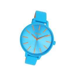 Analog-Armbanduhr Oozoo Timepieces blau gro&szlig; (ca. 42mm) | Gr.: onesize