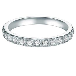 Trilani Ring - Sterling Silber Ring Zirkonia - Gr. 50 - in Silber - f&uuml;r Damen