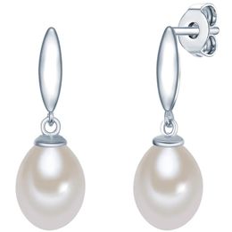 Valero Pearls Ohrringe - Sterling Silber Perlen-Ohrstecker S&uuml;&szlig;wasser-Zuchtp - Gr. unisize - in Silber - f&uuml;r Damen