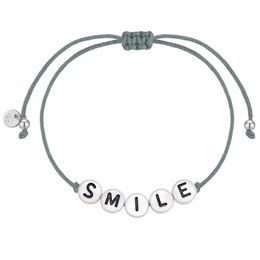 Glanzst&uuml;cke M&uuml;nchen Glanzst&uuml;cke M&uuml;nchen Armband - Sterling Silber Armband SMILE - Gr. ONESIZE - in Silber - f&uuml;r Damen