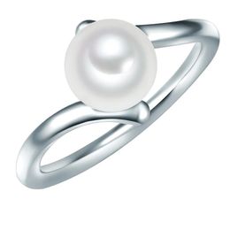 Valero Pearls Ring - Sterling Silber Ring S&uuml;&szlig;wasser-Zuchtperle - Gr. 56 - in Silber - f&uuml;r Damen
