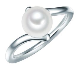 Valero Pearls Ring - Sterling Silber Ring S&uuml;&szlig;wasser-Zuchtperle - Gr. 52 - in Silber - f&uuml;r Damen
