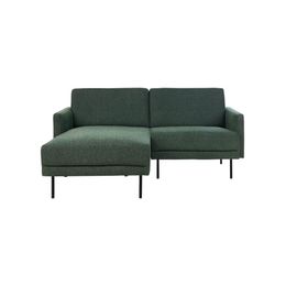 Beliani Ecksofa BREDA in Gr&uuml;n/Schwarz - (W) 192 x (H) 85 x (L) 155 cm | Gr.: onesize