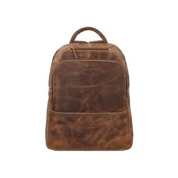 Green Burry Greenburry Vintage Daypack Leder 43 cm Laptopfach in brown | Gr.: onesize