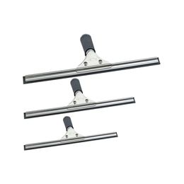 Novaliv Sparset Fensterabzieher Profi 25 cm + 35 cm + 45 cm Fensterrei in Silber | Gr.: onesize