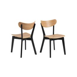 ebuy24 Esszimmerstuhl Roxby Natur 2er Set | Gr.: onesize