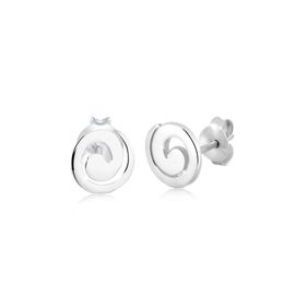Elli Ohrringe 925 Sterling Silber Spirale in Silber | Gr.: onesize