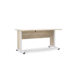 ebuy24 Schreibtisch Prisme C Eiche Dekor 150 x 80 cm | Gr.: onesize