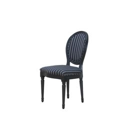 ebuy24 Esszimmerstuhl Rokoko Amaretta Schwarz 2er Set | Gr.: onesize