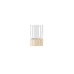 ebuy24 Teelichthalter Vica Beige 8 x 8 cm | Gr.: onesize