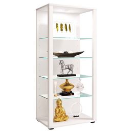 ebuy24 Vitrinenschrank Glasol 1 Wei&szlig; 52 x 35 cm | Gr.: onesize