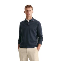 Marc O'Polo Marc O'polo Herren Marc O'Polo elegante, dicht gestrickte Milano-Struktur blau S