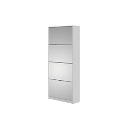 ebuy24 Schuhschrank Shane Wei&szlig; 70 x 24 cm | Gr.: onesize