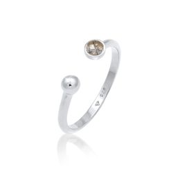 Elli Ring 925 Sterling Silber Kugel in Silber | Gr.: onesize