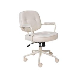 Beliani B&uuml;rostuhl PARAMUS in Wei&szlig; - (W) 60 x (H) 81 x (L) 65 cm | Gr.: onesize