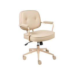 Beliani B&uuml;rostuhl PARAMUS in Beige - (W) 60 x (H) 81 x (L) 65 cm | Gr.: onesize
