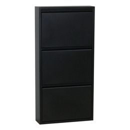 ebuy24 Schuhschrank Pisa Schwarz 50 x 16 cm | Gr.: onesize