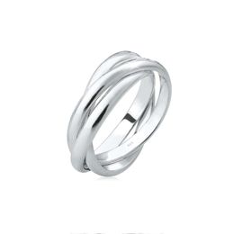 Elli Ring 925 Sterling Silber Ring Set in Silber | Gr.: 52