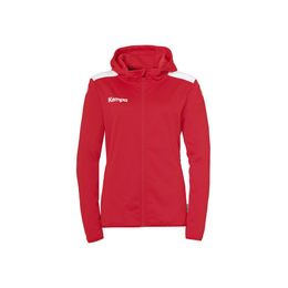Kempa Kapuzenjacke Emotion 27 Women in rot/wei&szlig; | Gr.: XL