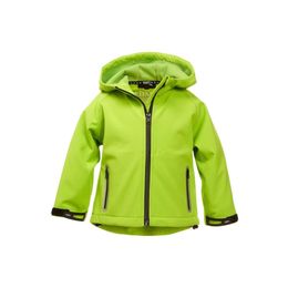 BMS SoftShell Jacke "Stealth" in Limette | Gr.: 110